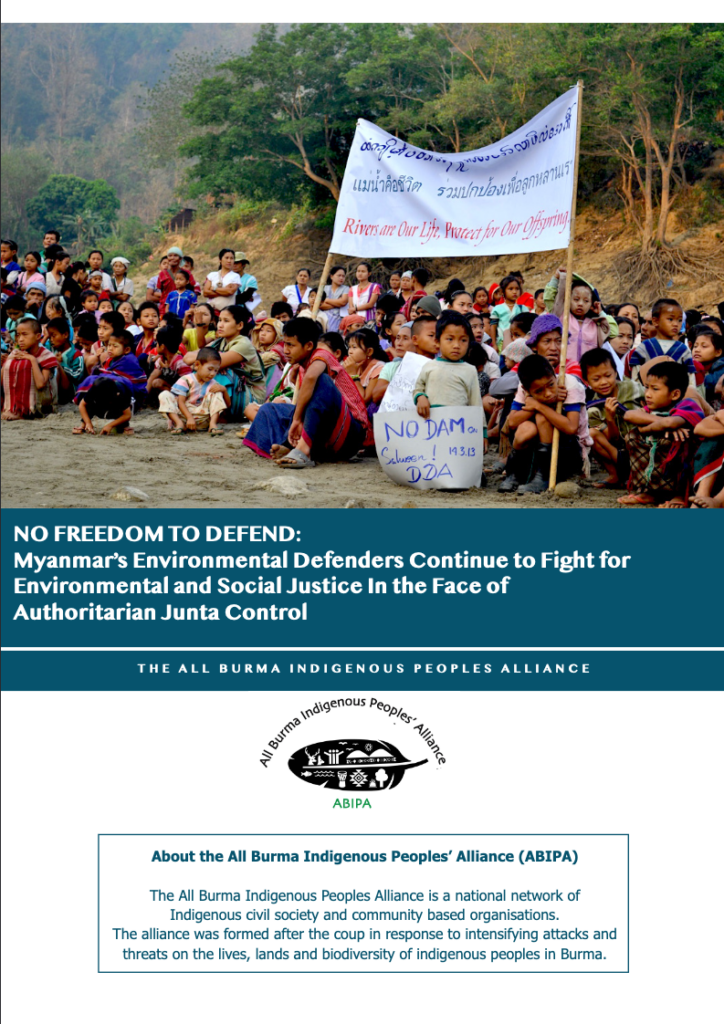 No Freedom to Defend: Myanmar’s Environmental Defenders Continue to ...